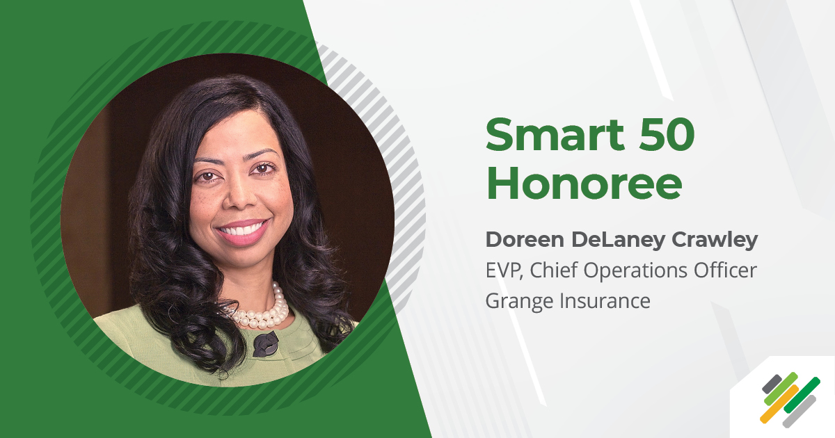 Doreen DeLaney Crawley Receives 2022 Smart 50 Award | Grange Insurance